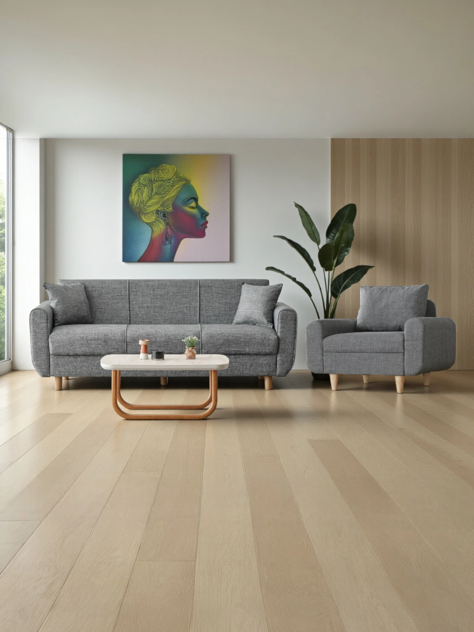 Σετ Καναπές 3+1 με Αποθηκευτικό Χώρο & 60DNS Άνεση | stewehome